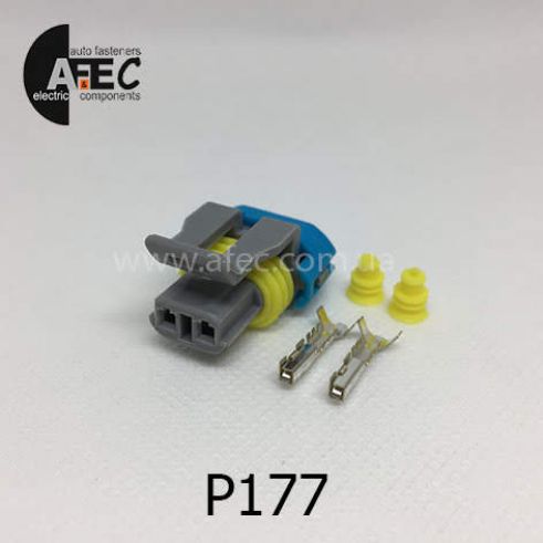 Купити Авто роз'єм гніздовий 2-х контактний Delphi 12052644 Metri-Pack ...