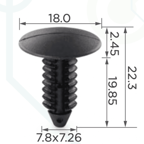 Купити Кліпсу бризковиків підкрилок бампера крил радіатора Cadillac ...