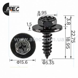 Купити саморізи Toyota 9015960498 638492U000 9015960303 на сайті AFEC